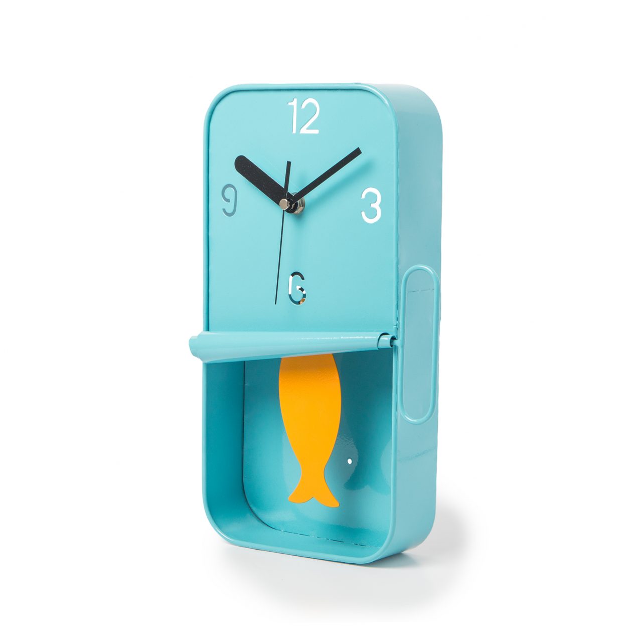 Blue Sardine Tin Clock - Just Like Wendy's