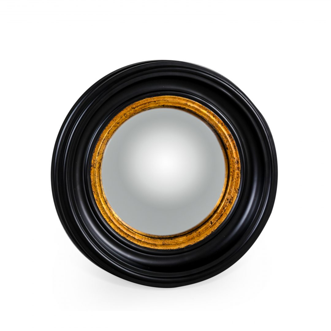 Small Black Convex Mirror - Just Like Wendy's